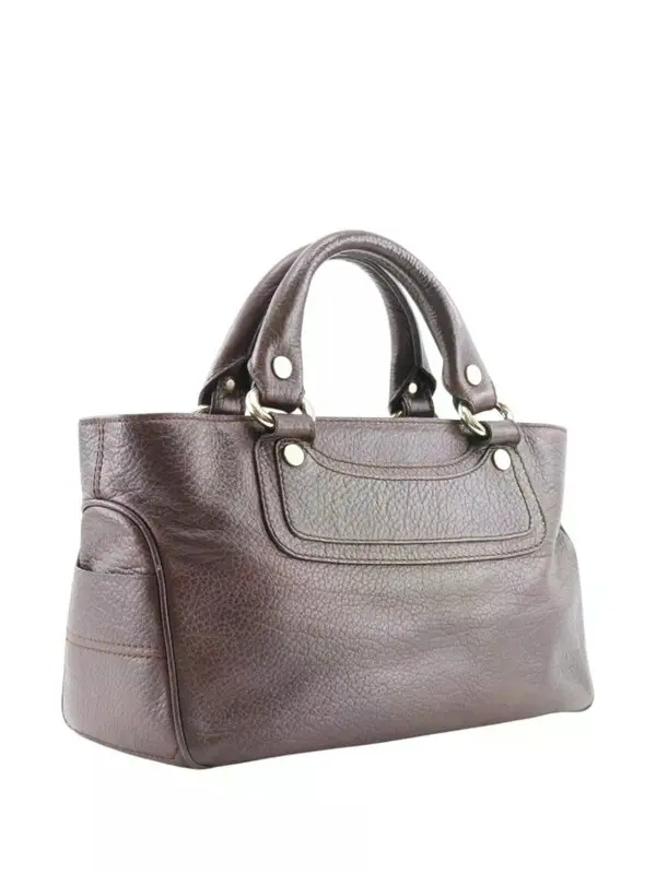 Celine 20th Century Leather Boogie Handbag - Brown