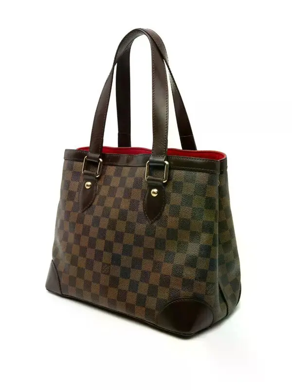 LOUIS VUITTON Damier Ebene Hampstead Pm Tote Bag - Brown