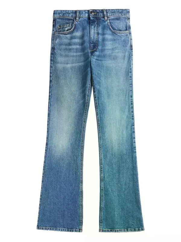 FAY Distressed-effect Flare Jeans - Blue