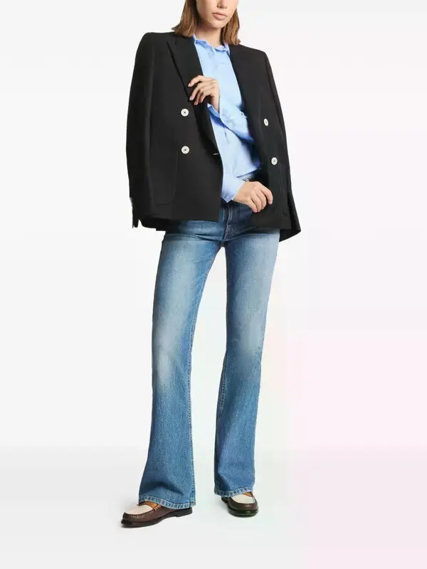 FAY Distressed-effect Flare Jeans - Blue