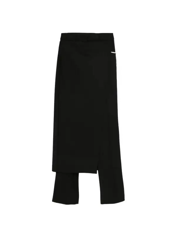 Sportmax Asymmetric Panel Trousers