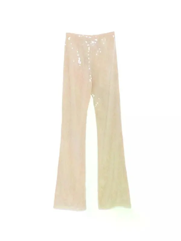 Oseree Sequin Trousers - Neutrals