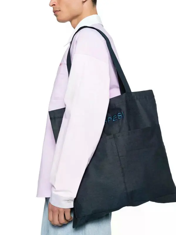 Aspesi Embroidered Tote Bag