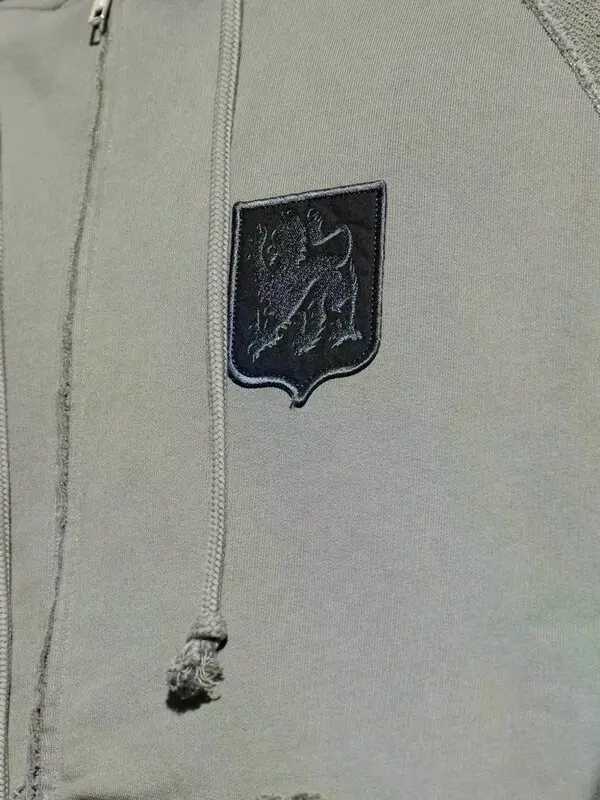 UMBRO Logo-embroidered Zip-up Sweatshirt