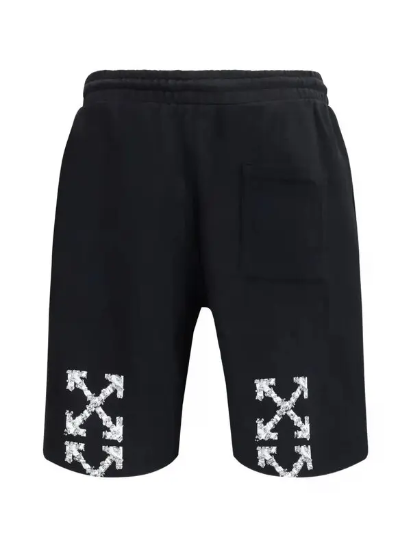 Off-White Arrow Print Skate Shorts