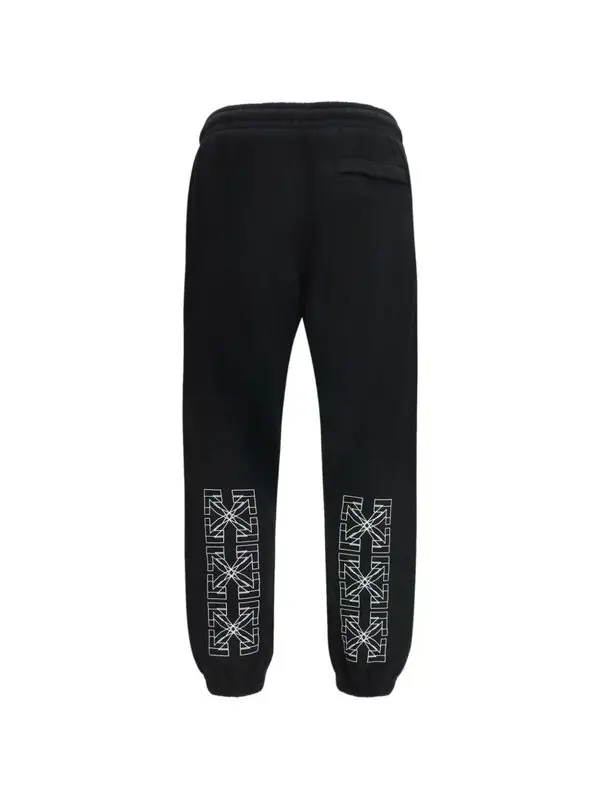 Off-White Arrow-graphic Track Pants - Black
