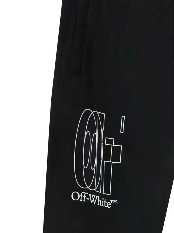 Off-White Arrow-graphic Track Pants - Black