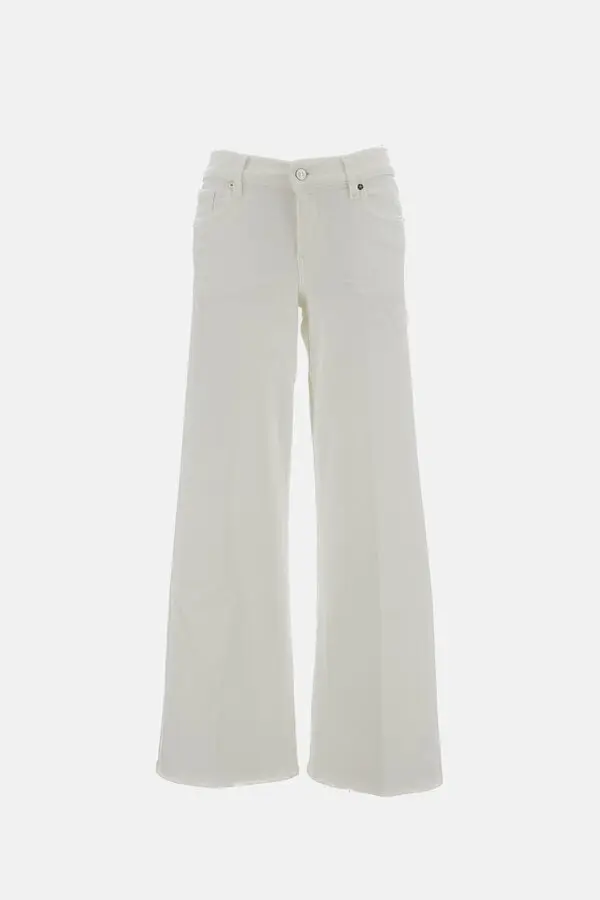 FRAME Slim Palazzo Trousers