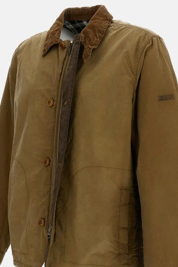 BARBOUR INTERNATIONAL Waxed Cotton Troon Jacket - Brown