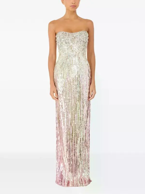 Jenny Packham Cesonia Embellished Maxi Dress
