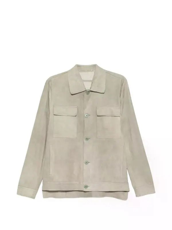 SALVATORE SANTORO Button Patch-pocket Jacket - Neutrals