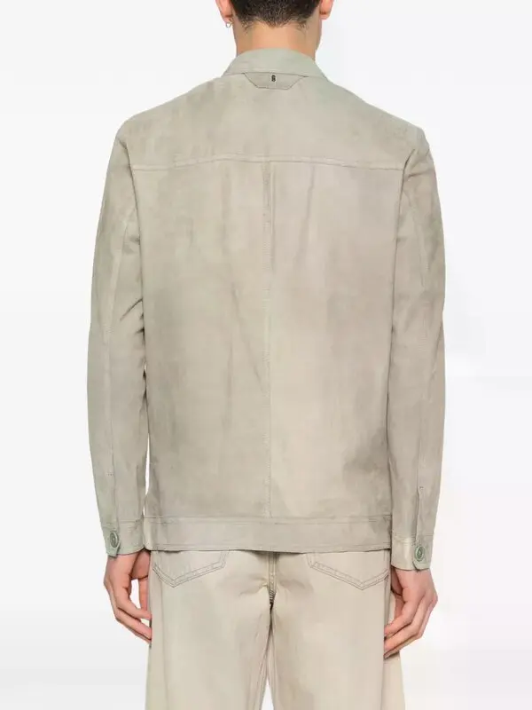 SALVATORE SANTORO Button Patch-pocket Jacket - Neutrals