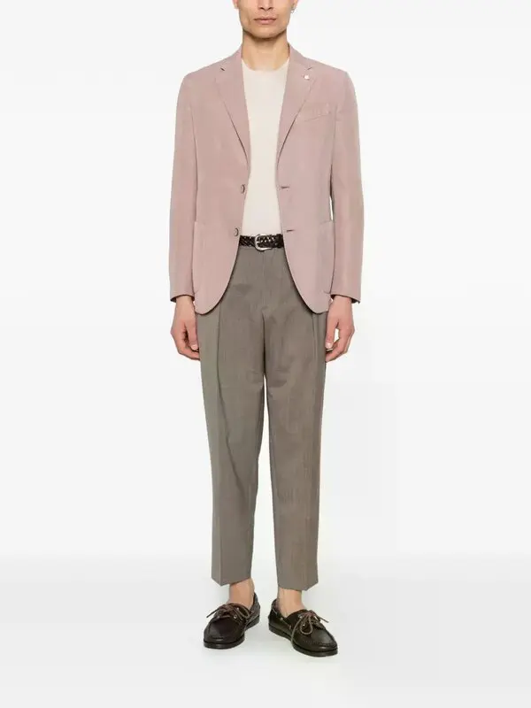 LUIGI BIANCHI Buttoned Blazer - Pink