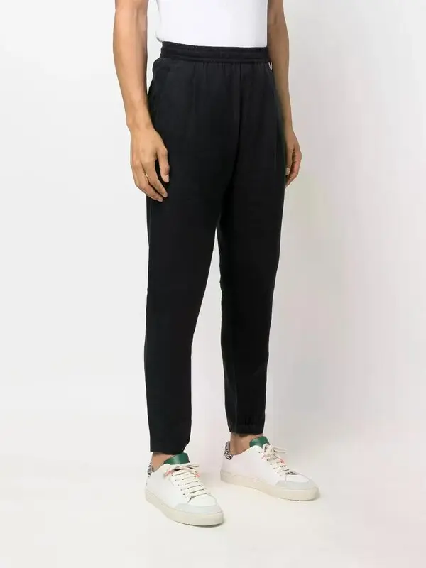 LOW BRAND Straight-leg Linen Trousers