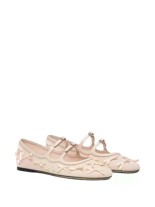 Marc Jacobs Kiki Bow-detail Ballet Flats - Pink