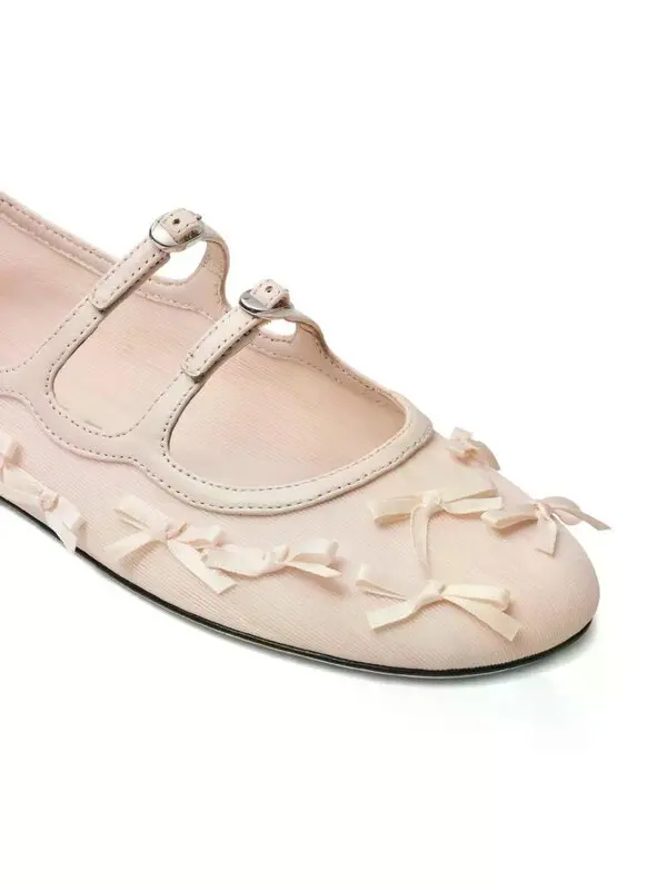 Marc Jacobs Kiki Bow-detail Ballet Flats - Pink