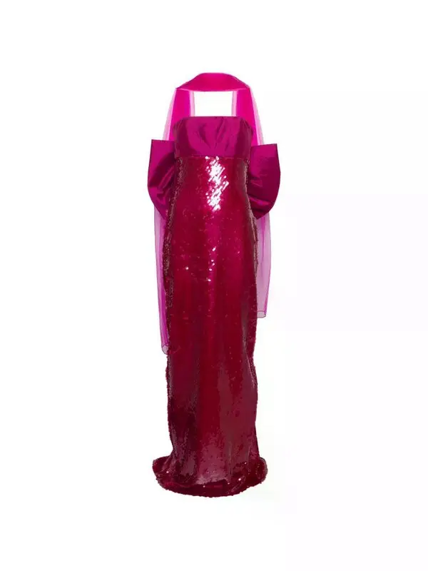 MARFIL BARCELONA Sequin Maxi Dress