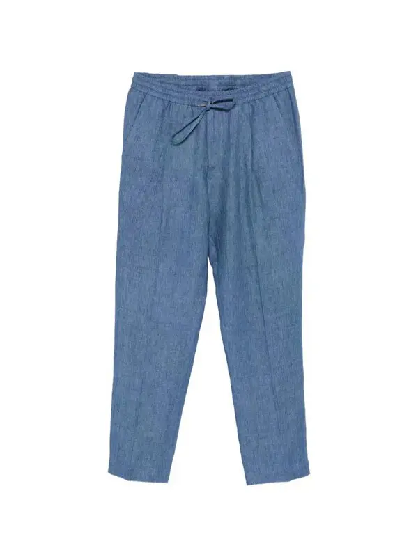 BRIGLIA 1949 Drawstring Trousers - Blue