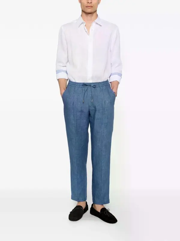 BRIGLIA 1949 Drawstring Trousers - Blue