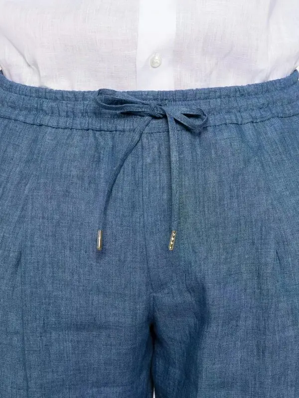 BRIGLIA 1949 Drawstring Trousers - Blue