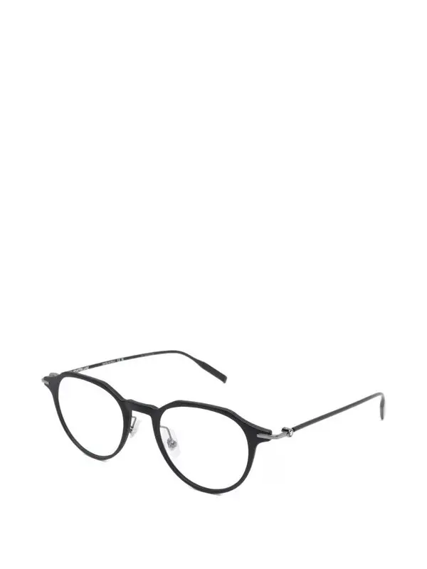 Montblanc Round Frame Eyeglasses - Black