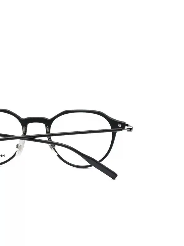 Montblanc Round Frame Eyeglasses - Black