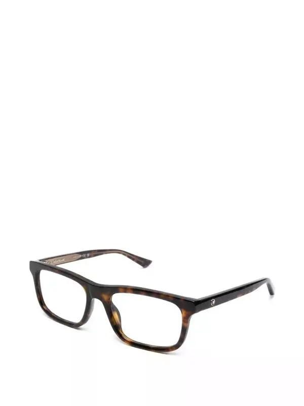 Montblanc Geometric Eyeglasses - Brown