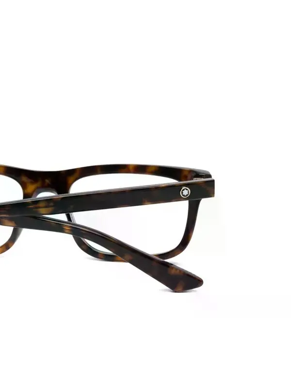 Montblanc Geometric Eyeglasses - Brown