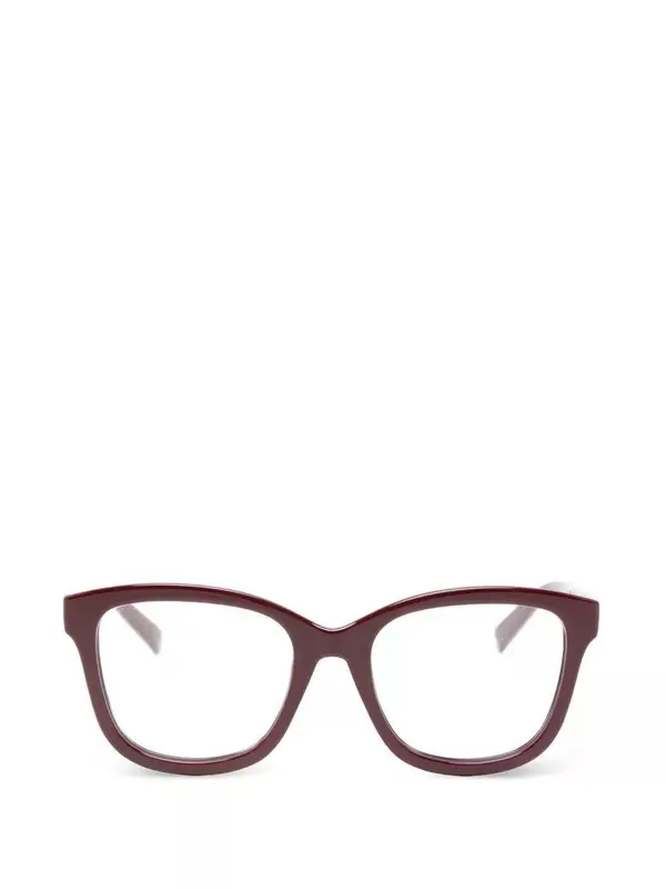 Gucci Logo-detail Glasses - Purple