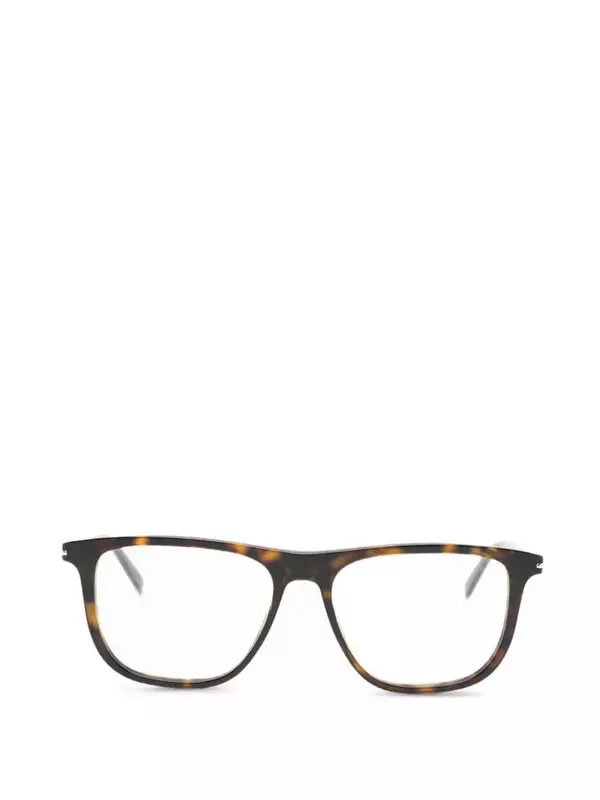 Gucci Rectangle Frame Glasses - Brown