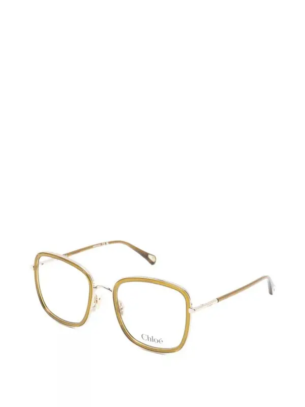 Chloé Square-frame Eyeglasses - Green