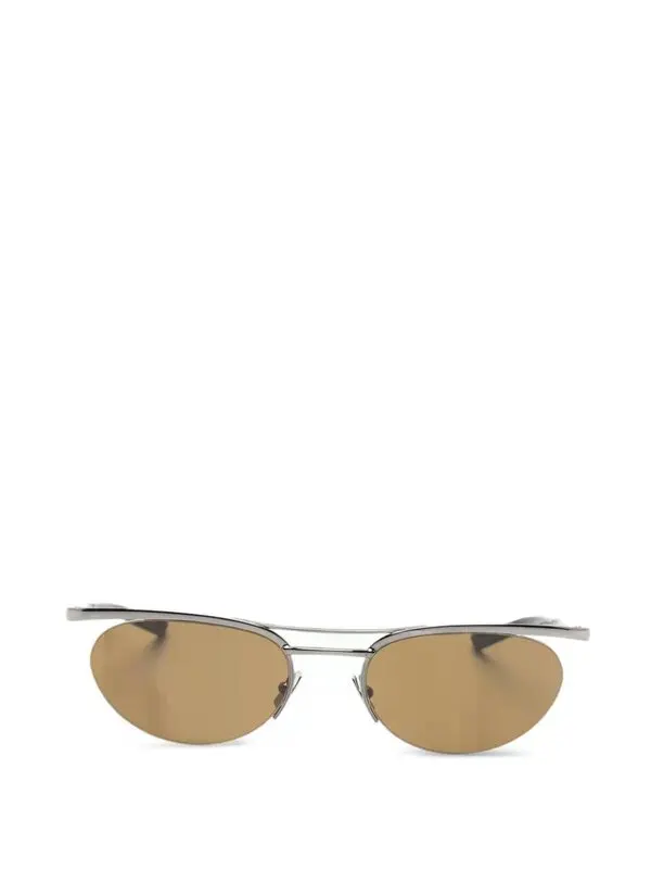 Saint Laurent Oval-frame Sunglasses - Grey