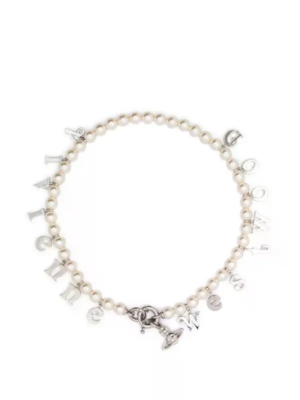 VIVIENNE WESTWOOD Leanne Orb Necklace - Silver