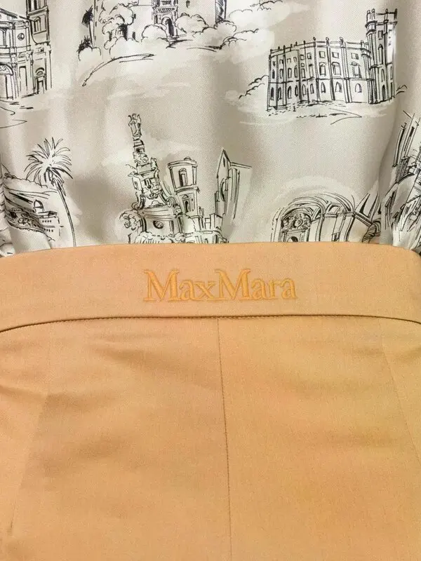 Max Mara Tailored Cotton Shorts - Brown