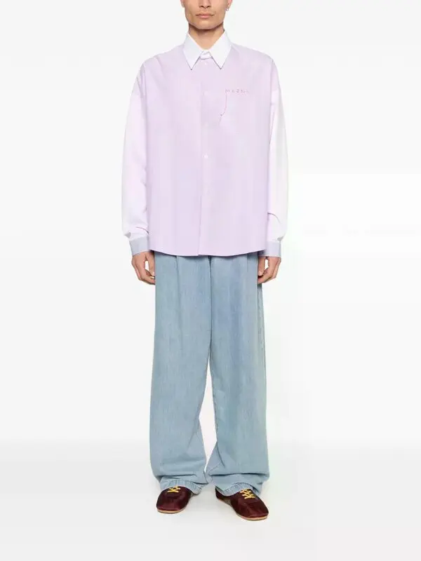 Marni Colour-block Pocket Shirt