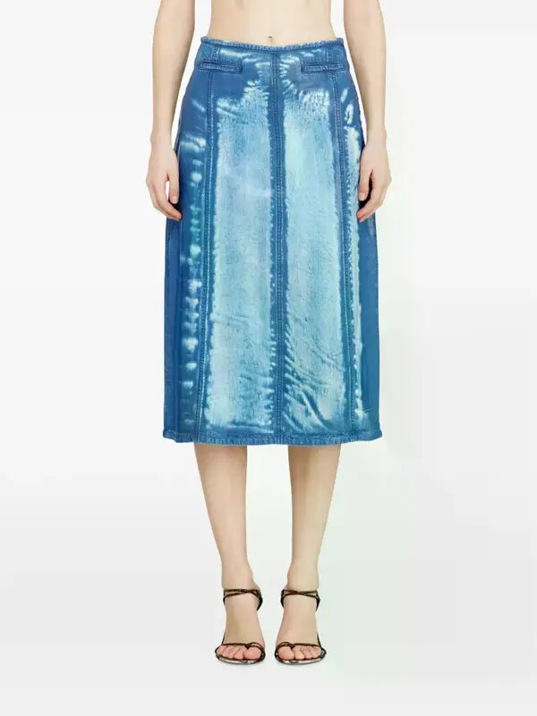 DIESEL® A-line Denim Skirt