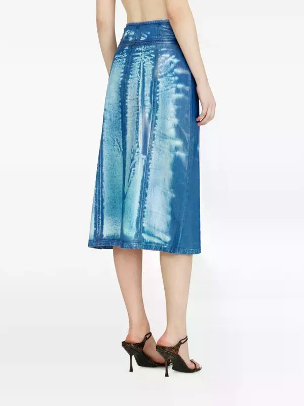 DIESEL® A-line Denim Skirt