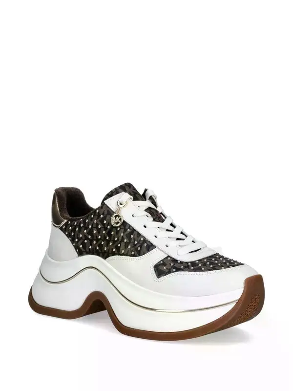 Michael Kors Arla Logo-detail Embellished Sneakers