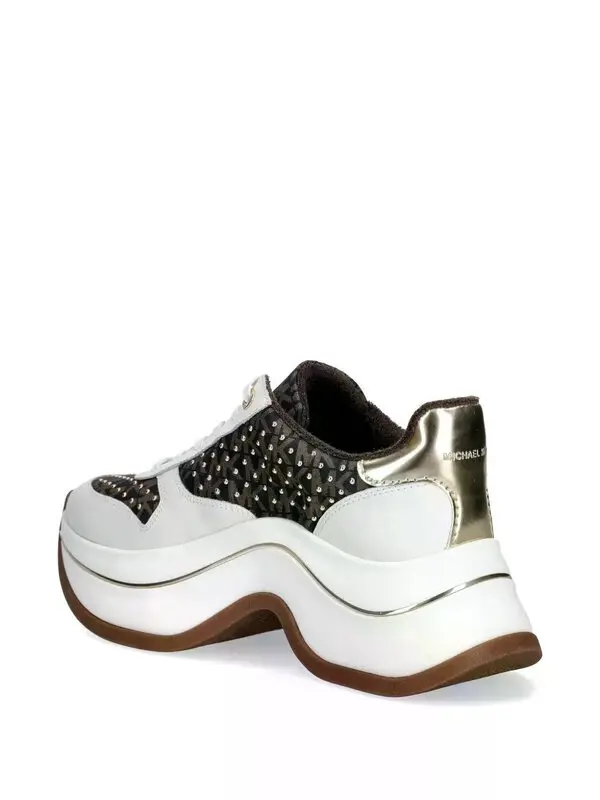 Michael Kors Arla Logo-detail Embellished Sneakers