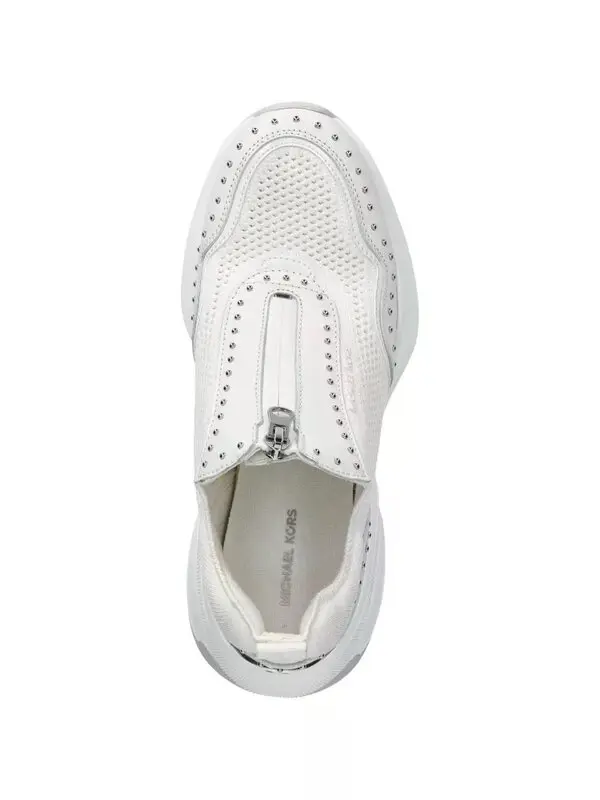 Michael Kors Zuma Studded Zip Sneakers