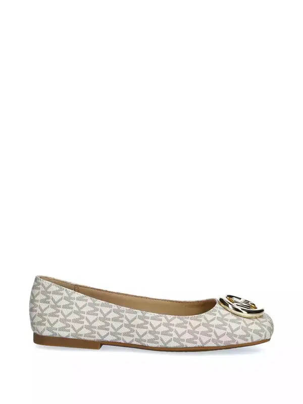 Michael Kors Milan Logo Pattern Ballet Flats - Neutrals
