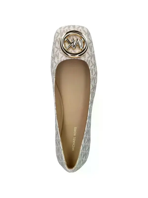 Michael Kors Milan Logo Pattern Ballet Flats - Neutrals