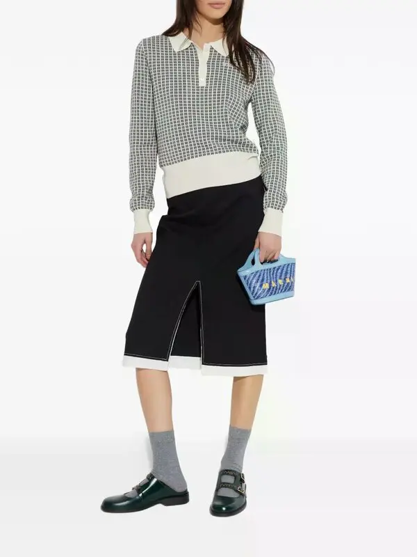 Marni Patterned Polo Top