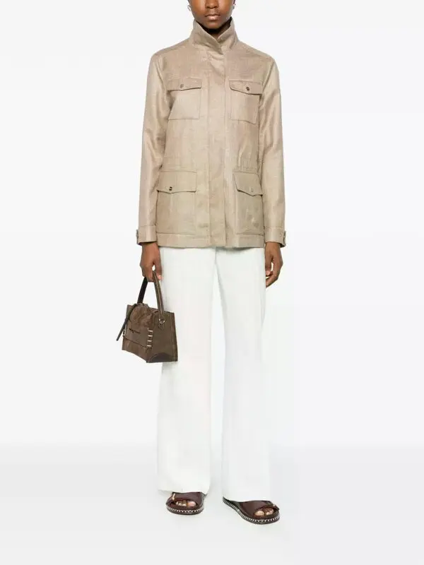 Herno Buttoned Jacket With Pockets