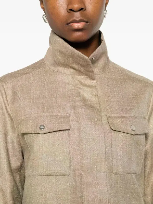 Herno Buttoned Jacket With Pockets