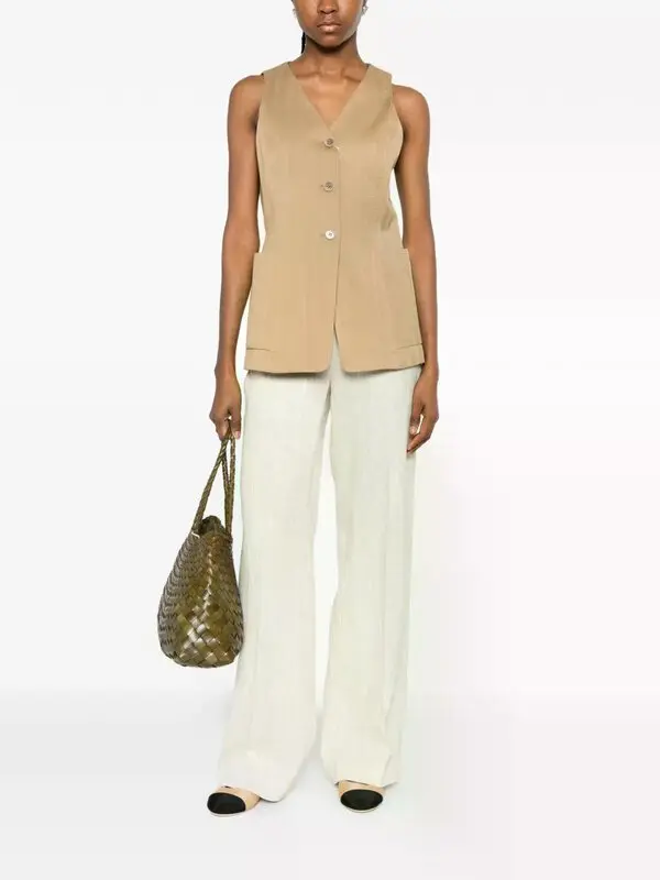 Max Mara Cotton Vest - Neutrals