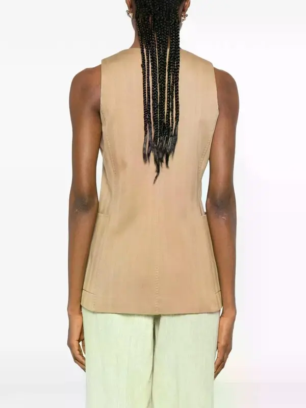 Max Mara Cotton Vest - Neutrals