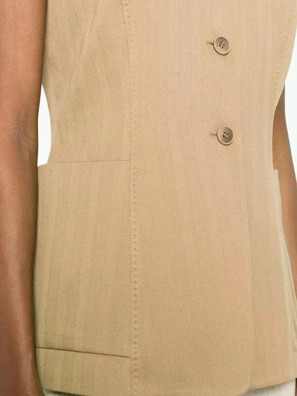 Max Mara Cotton Vest - Neutrals