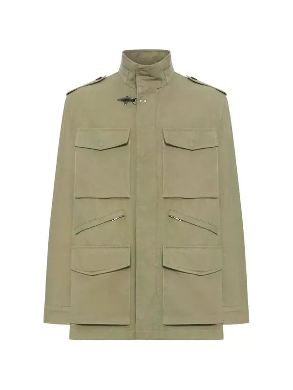 FAY Patch-pocket Jacket - Green