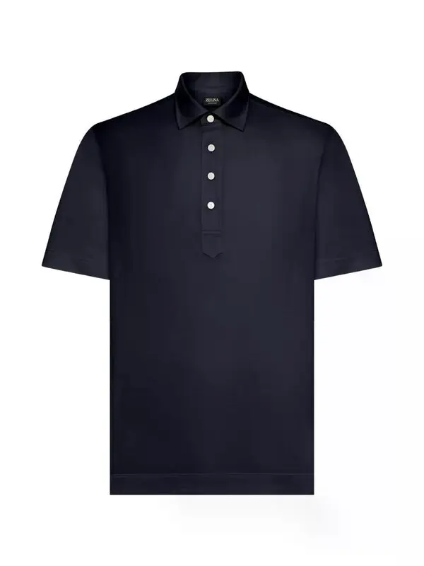 Zegna Buttoned Polo Shirt